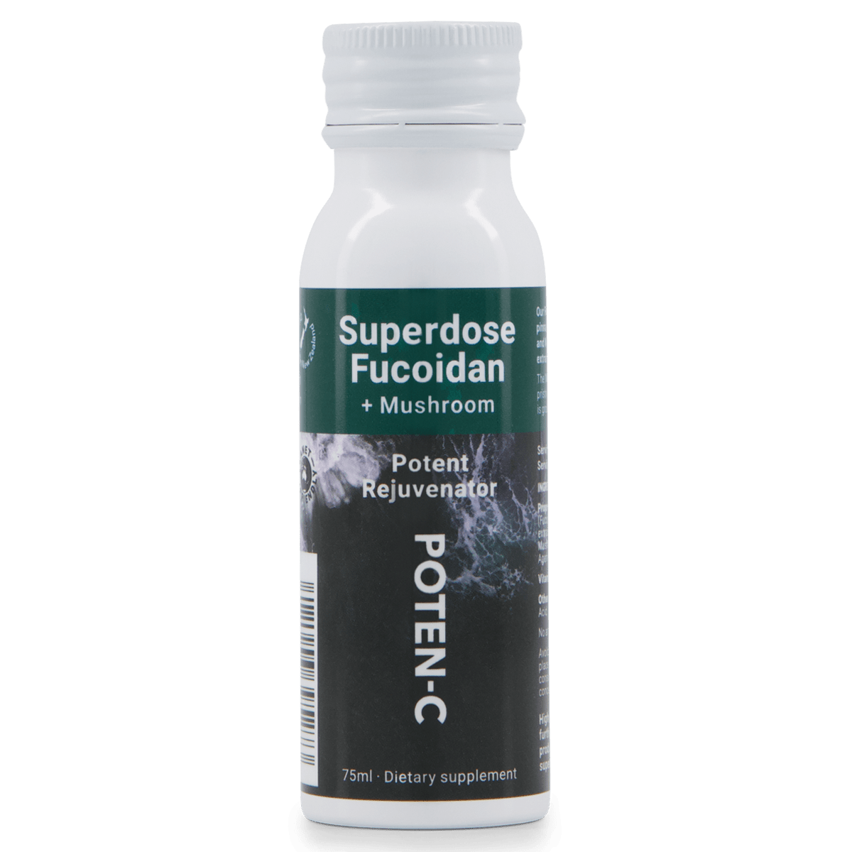 Poten-C Fucoidan + Mushroom 750mg - MarshallsHealthShop