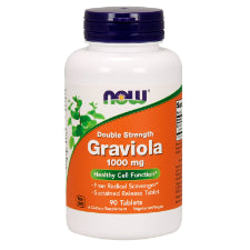 NOW Foods Graviola Double Strength 1000mg 90 Tablets – MarshallsHealthShop